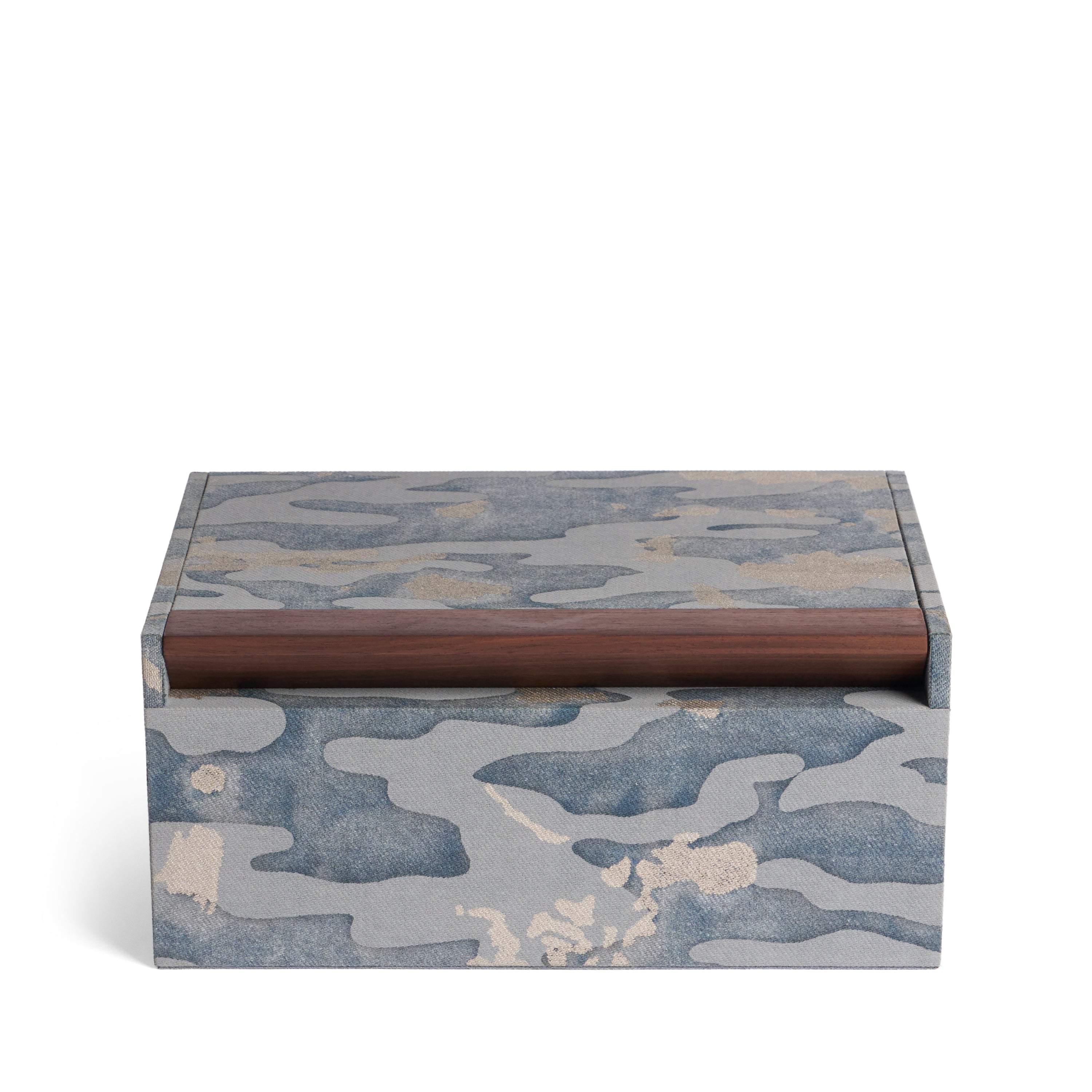 Fortuny Box - Camo Isole Faded Blue