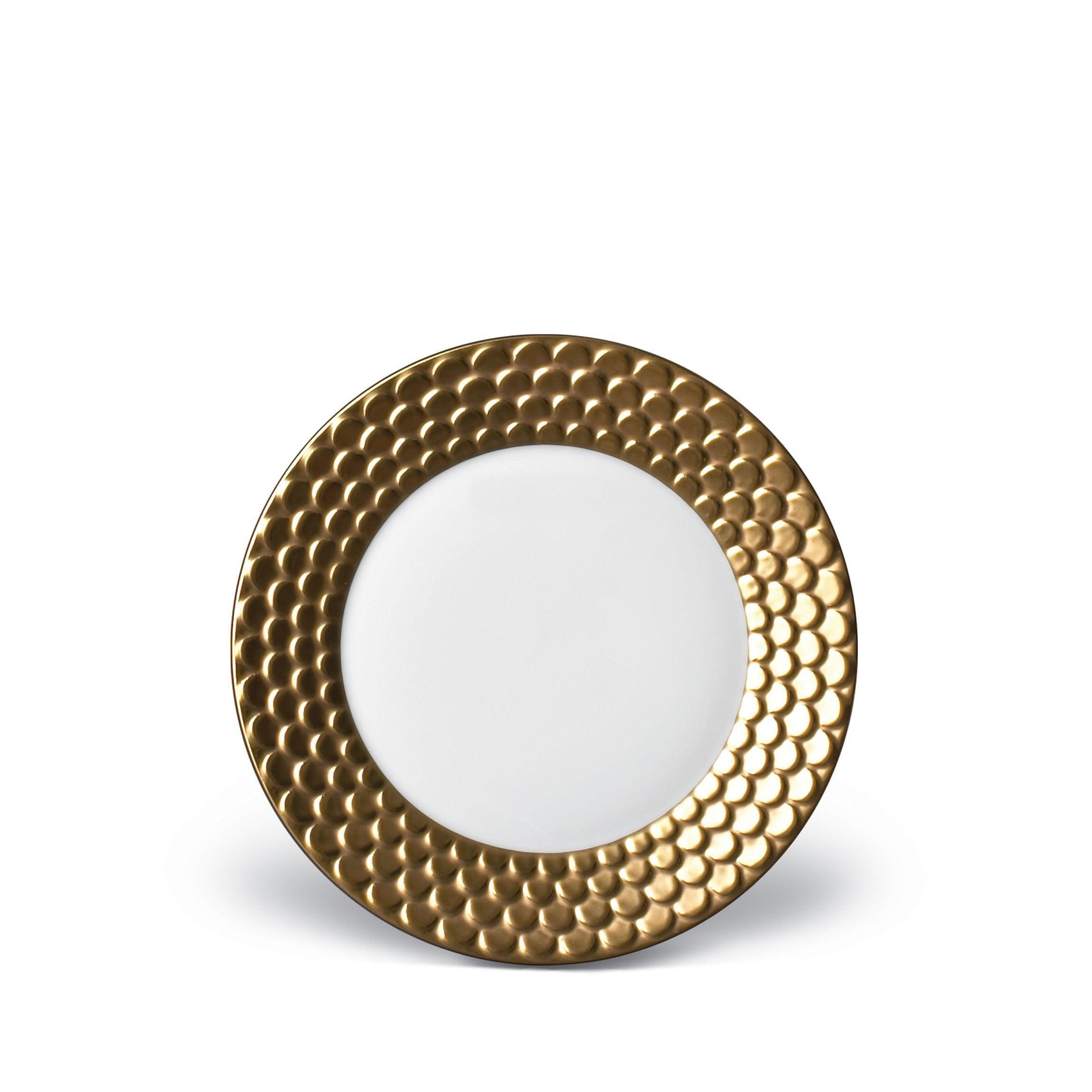 Aegean Bread + Butter Plate - Gold - L'OBJET