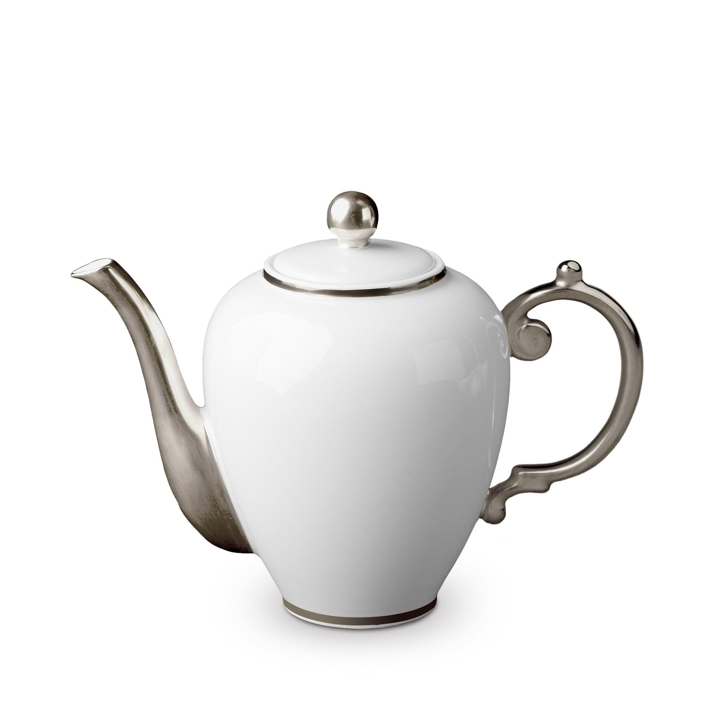 Aegean Coffee Pot - Platinum - Luxury Coffee & Tea Pots - L'OBJET