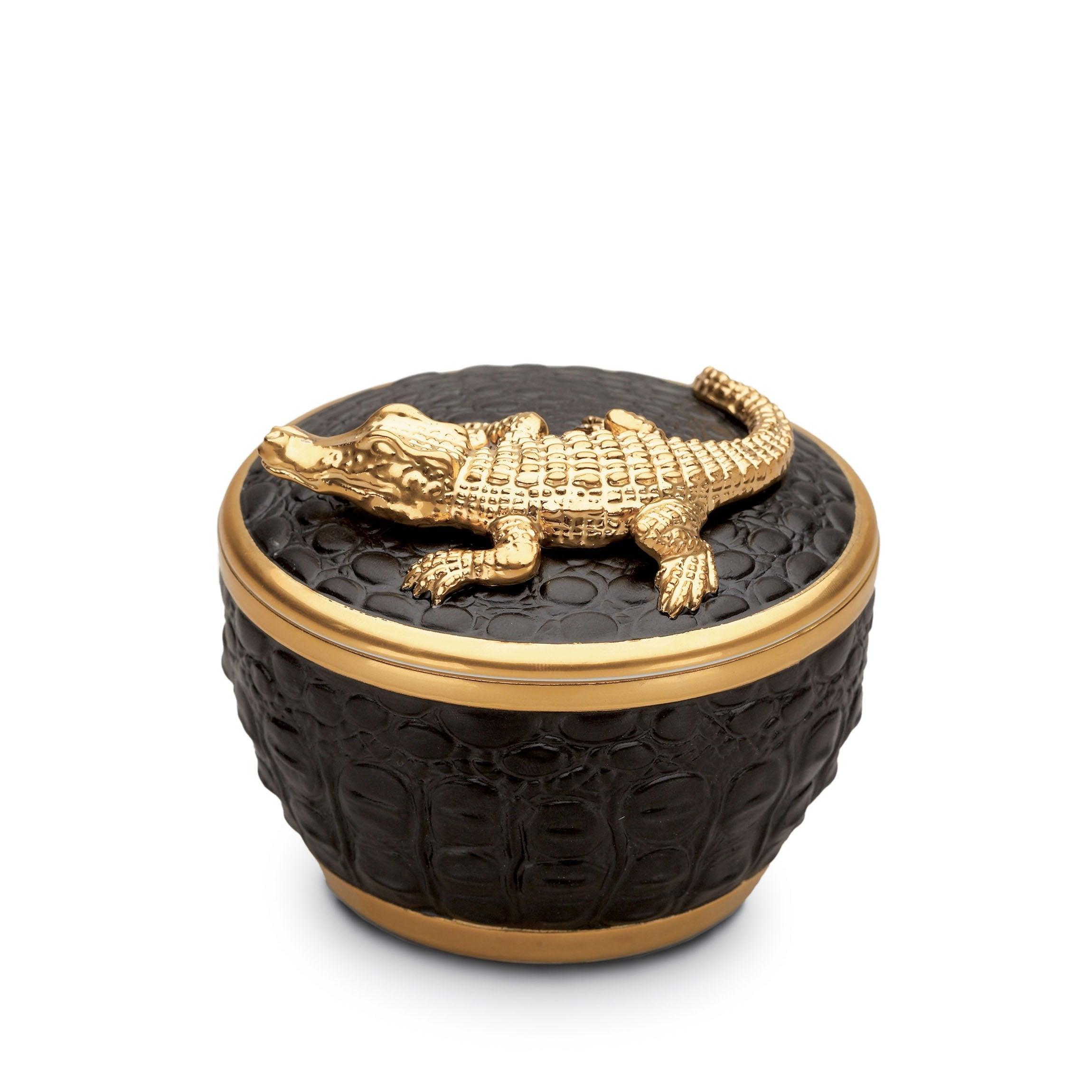 Crocodile Candle - Gold - Luxury Home Candles - L'OBJET