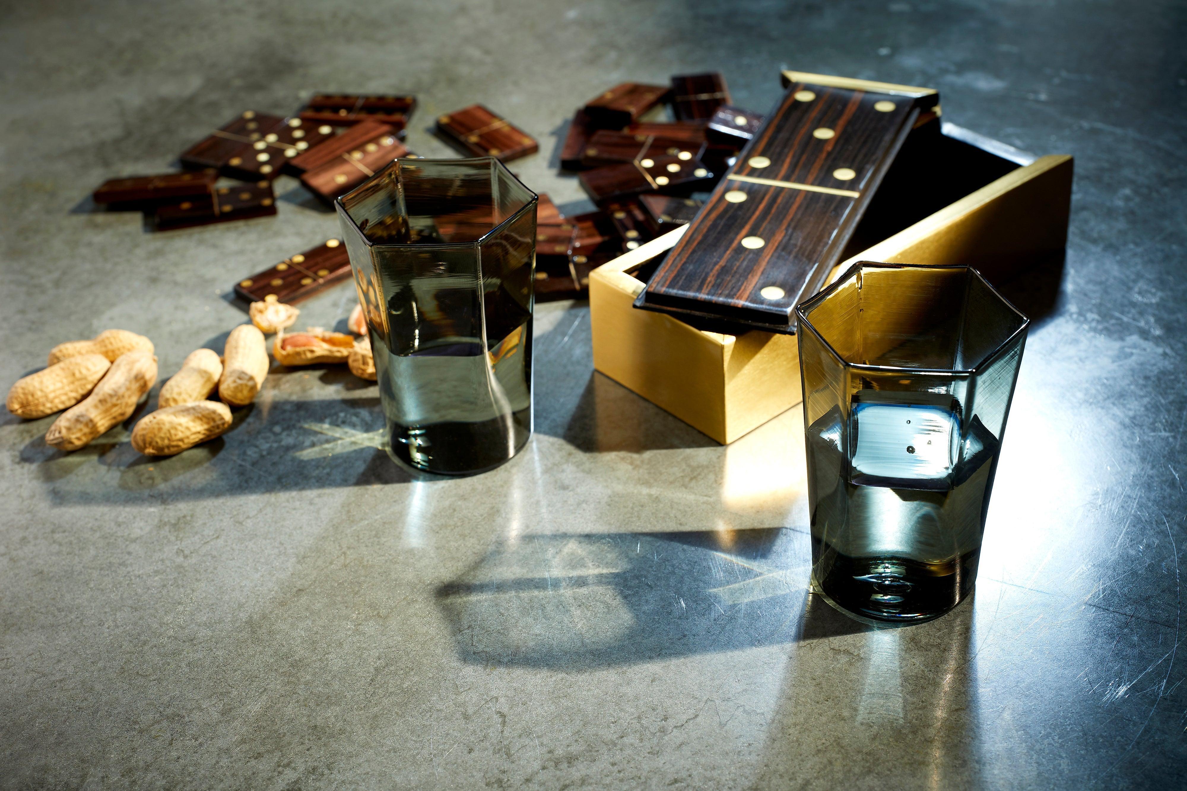 Deco Dominoes Set Handcrafted Beautiful Decorative Table Games - L'OBJET