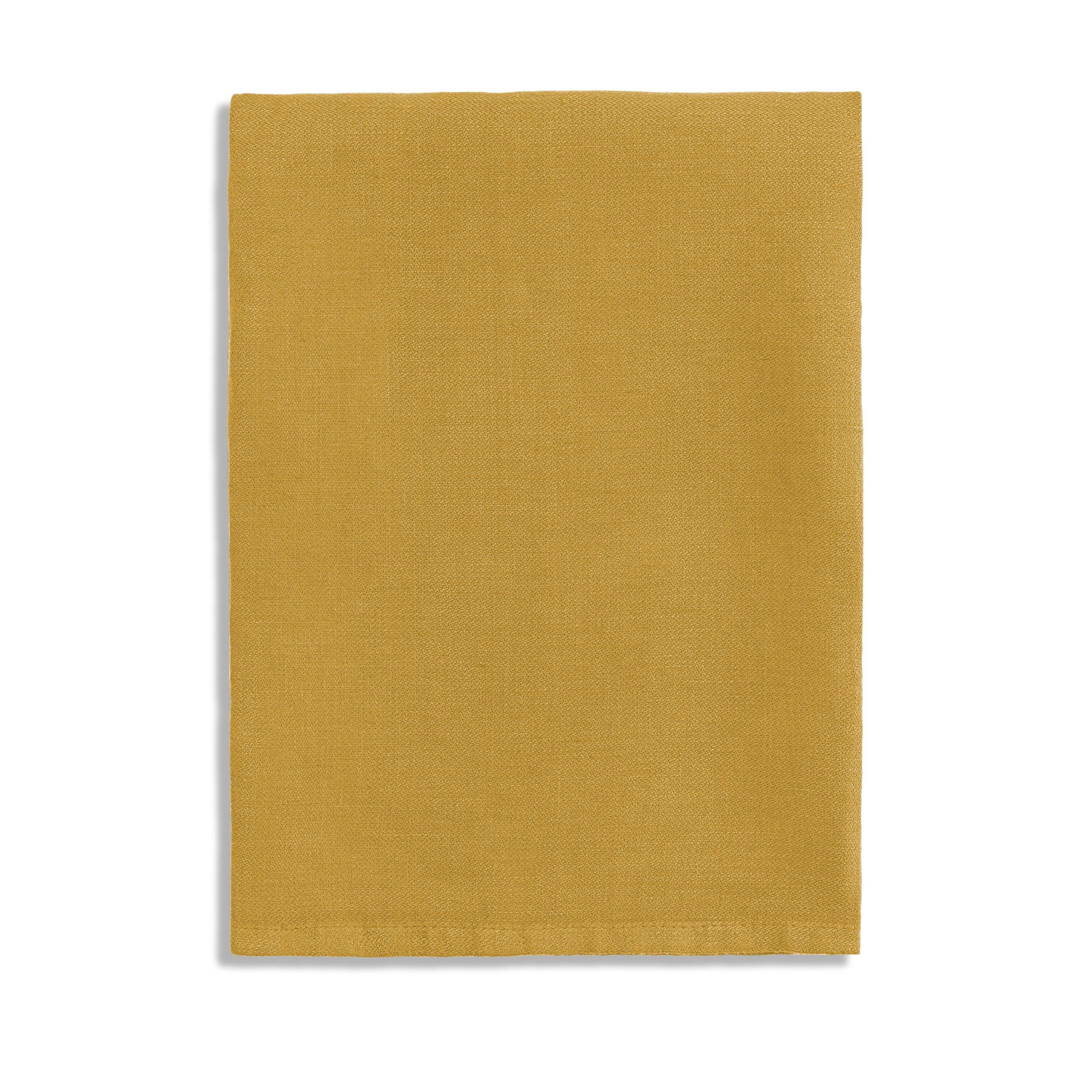 Linen Sateen Napkins - Mustard - Luxury Linens & Textiles - L'OBJET