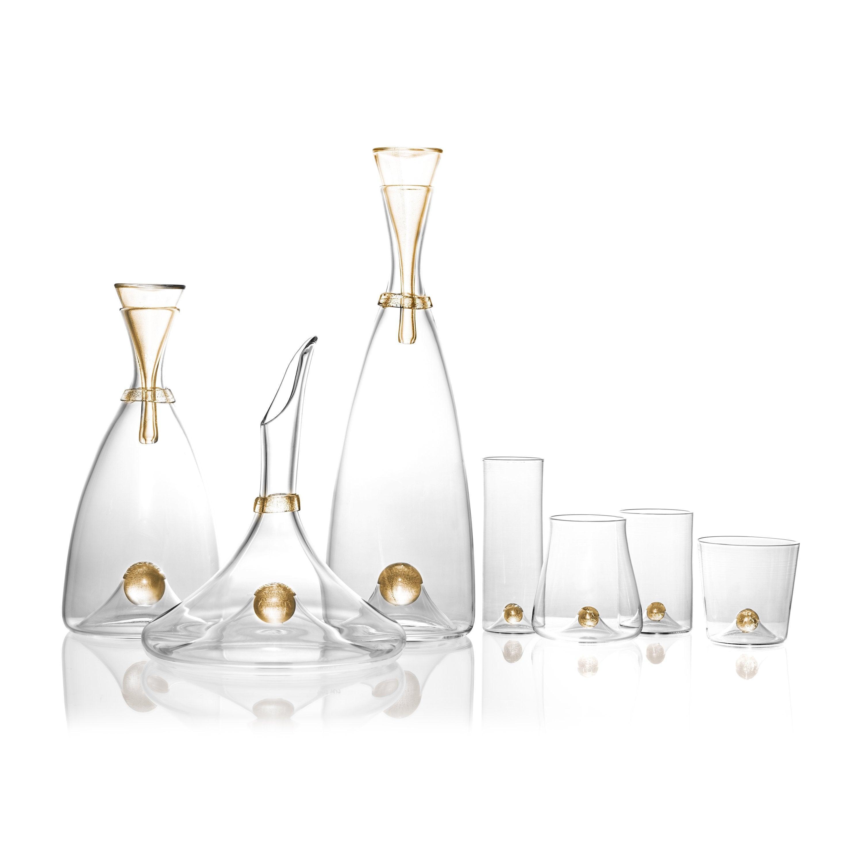 Oro Decanter - Medium - Gold - Luxurious, Functional Designed Decanter ...