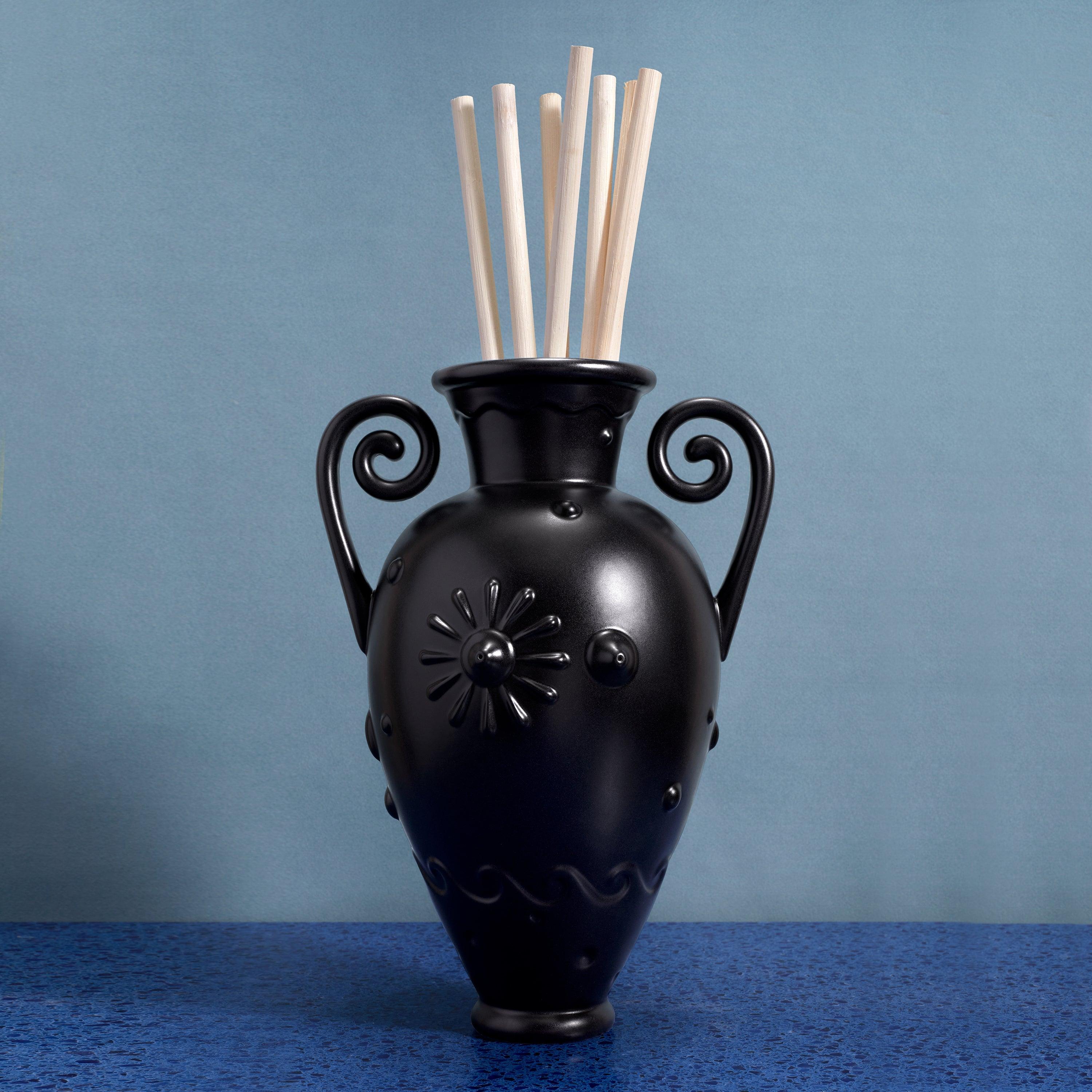 Pantheon Orpheus Amphora + Veti-Vert Diffuser Set (Black)