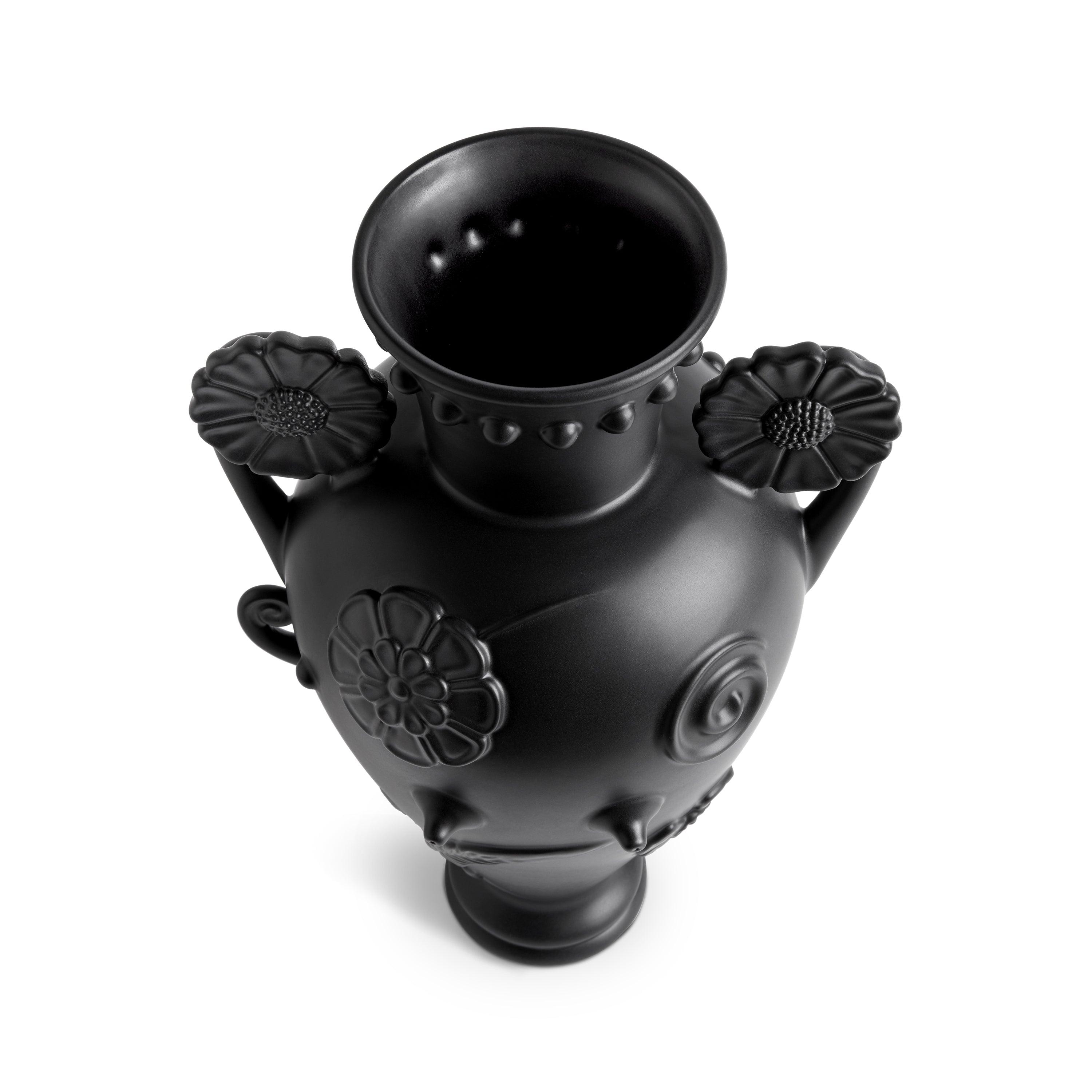 Pantheon Persephone Vase - Black