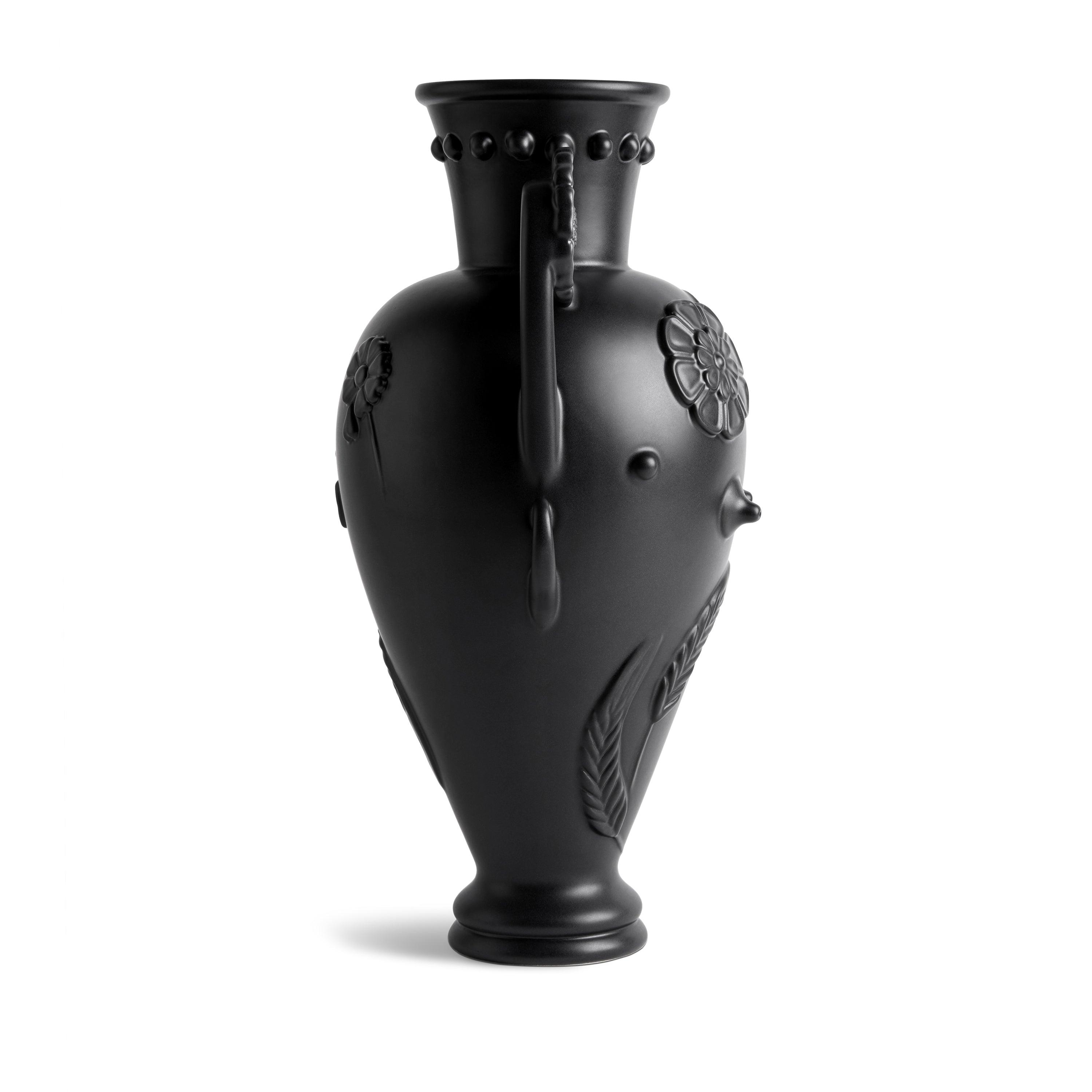 Pantheon Persephone Vase - Black