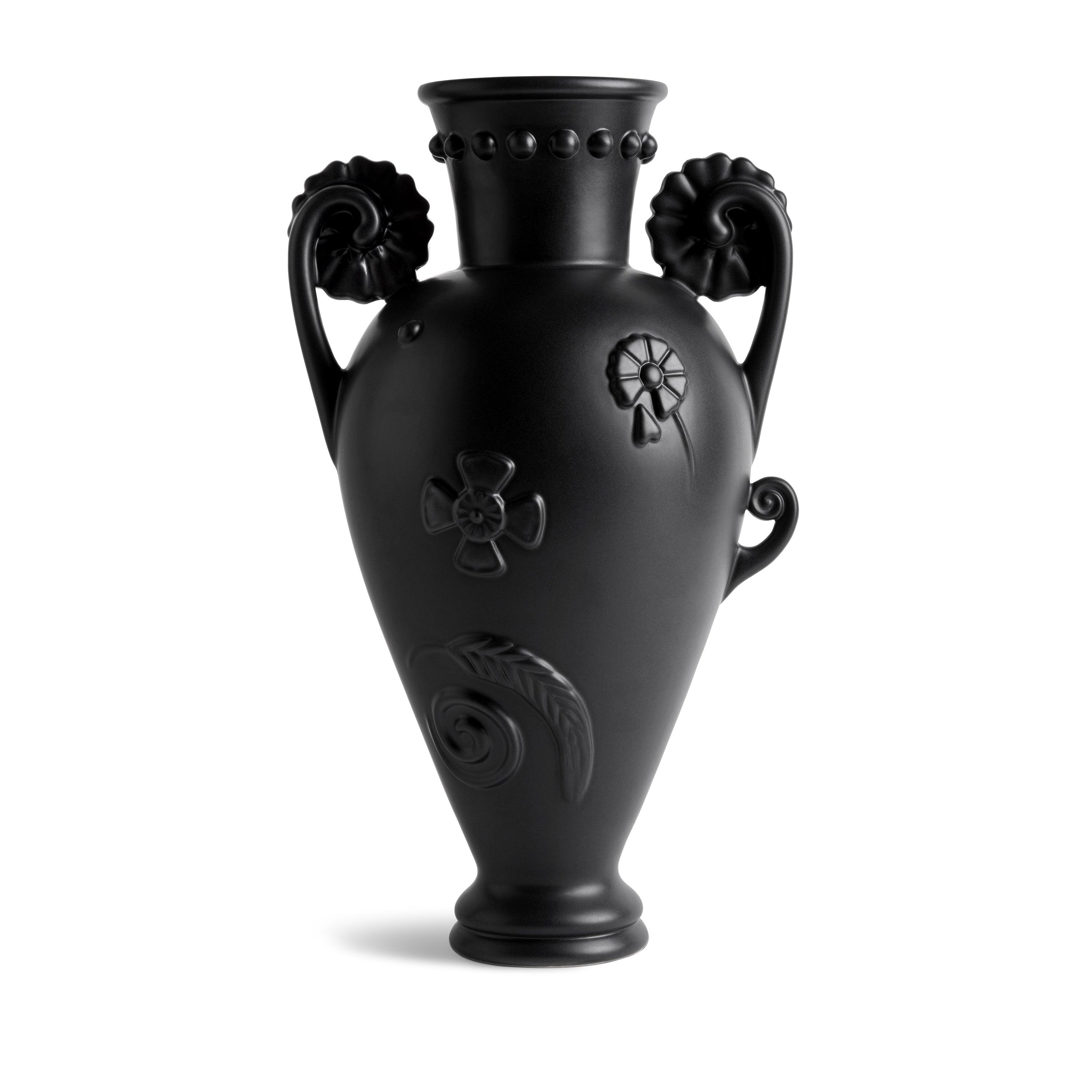 Pantheon Persephone Vase - Black